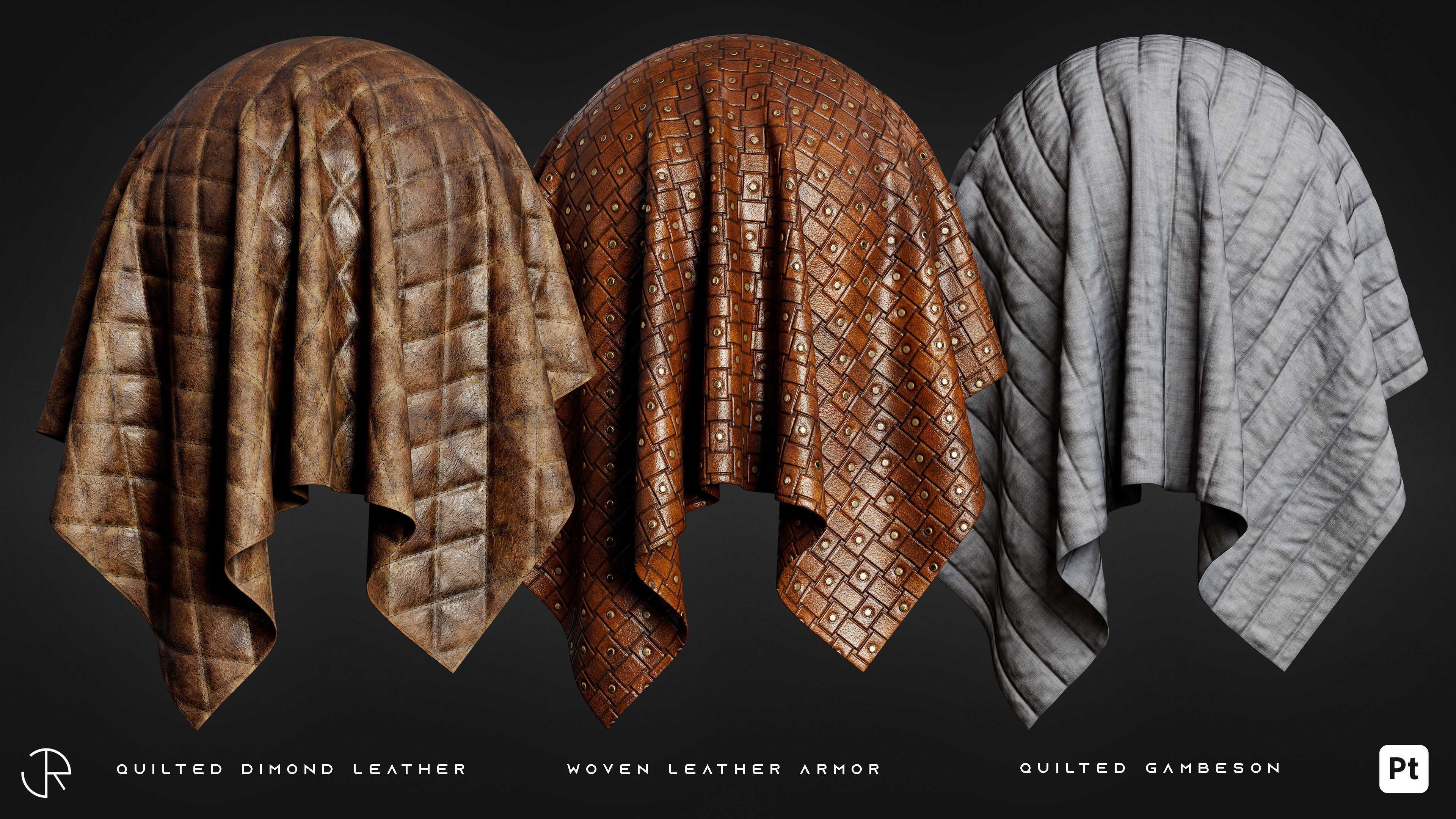 Medieval Fabric and Leather Smart Materials Texture | CGTrader