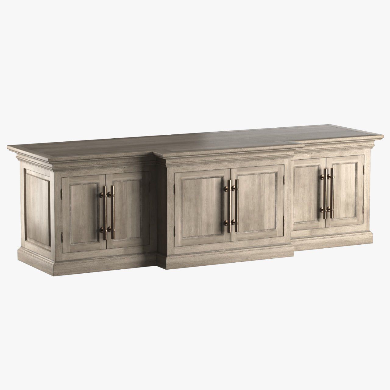 3D model PANEL MEDIA CONSOLE VR / AR / low-poly | CGTrader