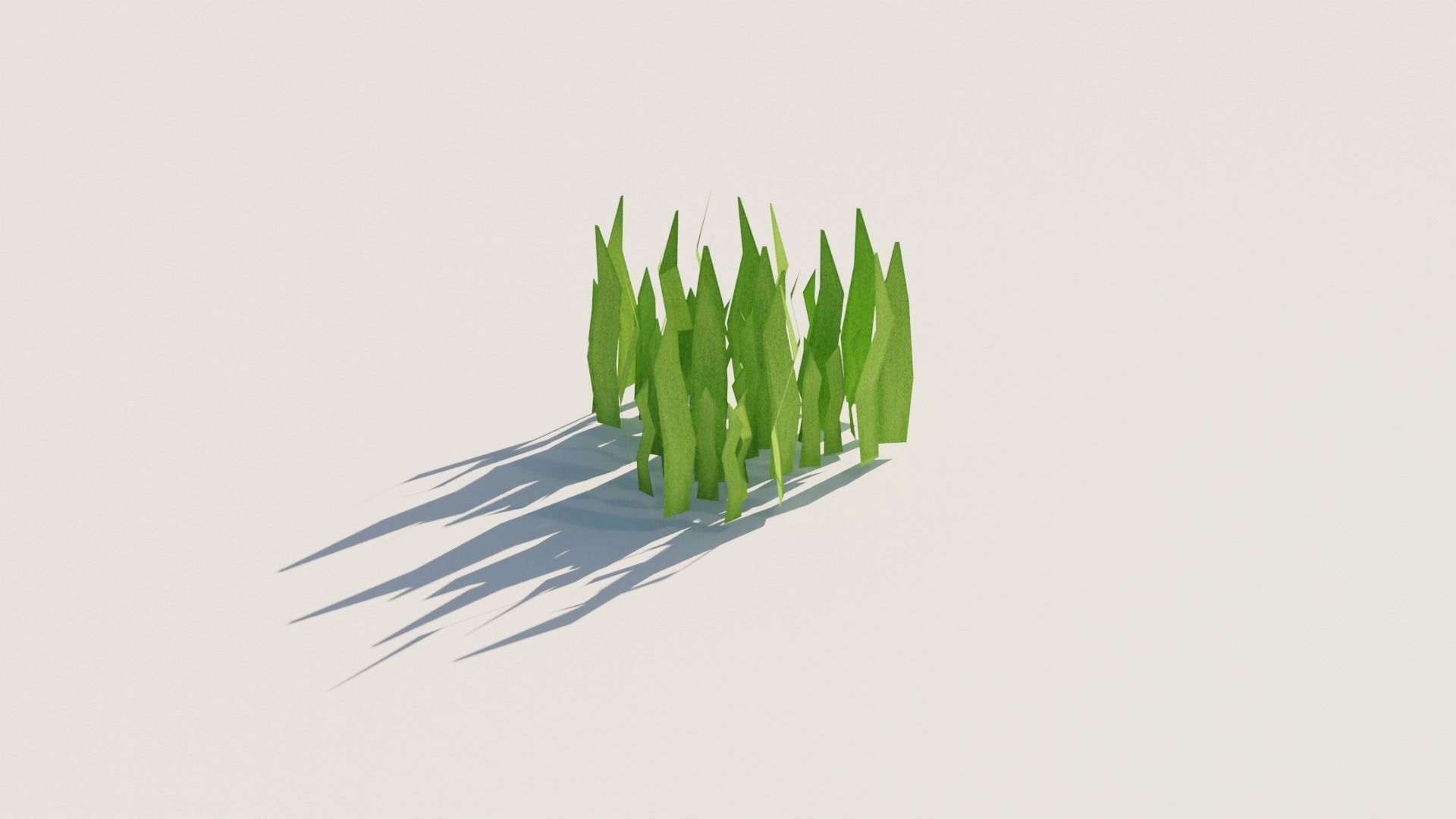 Low poly Grass 3D free VR / AR / low-poly 3D model | CGTrader