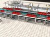 Assembly Line in Electronics Components Manufacturing 3D model animated ...