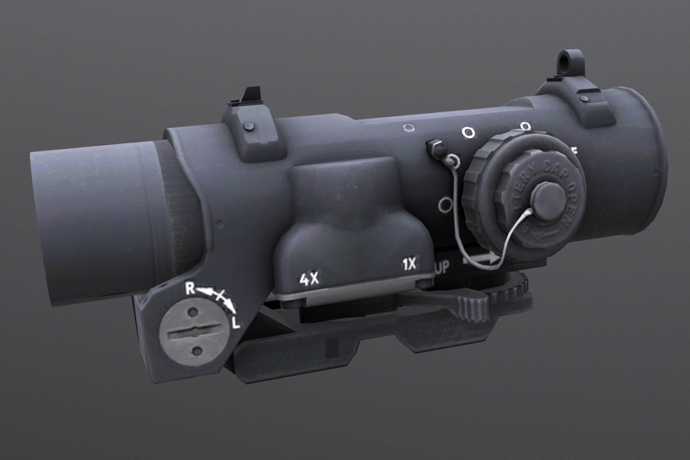 3D model Rifle Scope ELCAN Specter VR / AR / low-poly | CGTrader