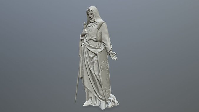 Man Statue 3D model 3D printable | CGTrader