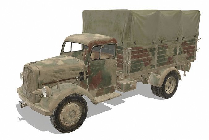 3D model Opel Blitz VR / AR / low-poly | CGTrader
