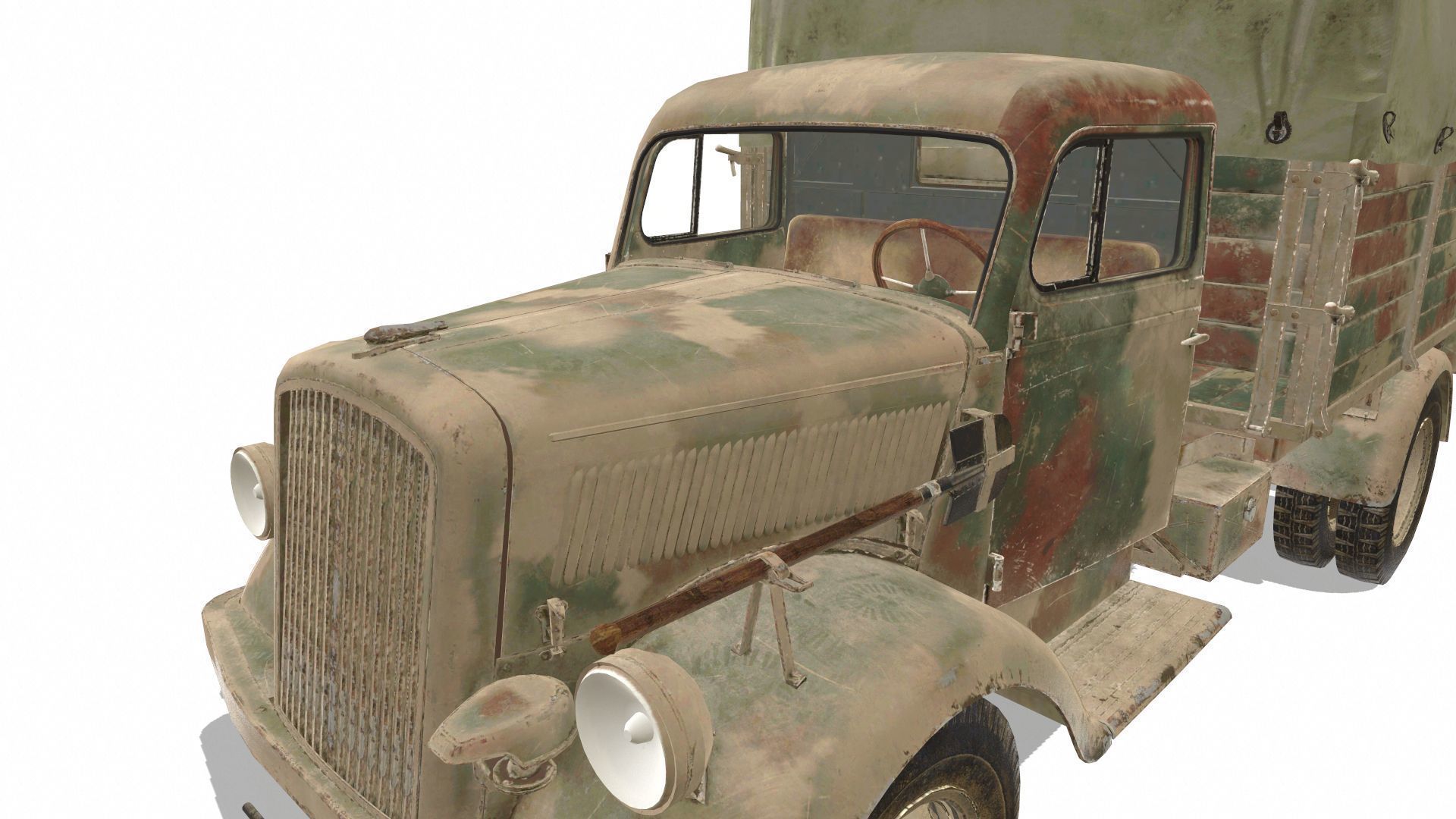 3D model Opel Blitz VR / AR / low-poly | CGTrader