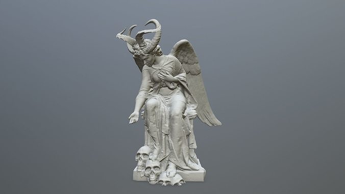 Woman Angel 2 3D model 3D printable | CGTrader