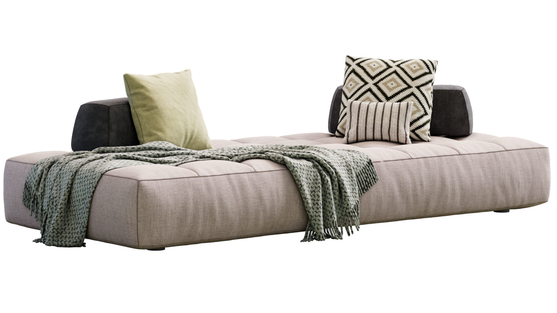 Softbench By Flou 3D model | CGTrader