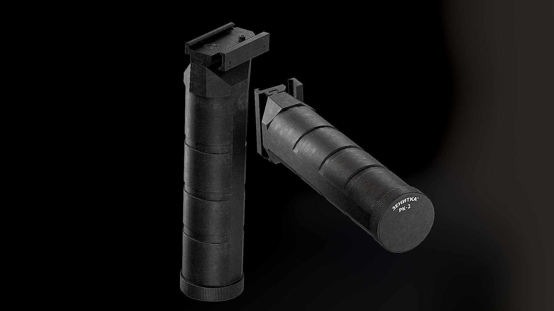 3D model Grip RK-2 Zenit VR / AR / low-poly | CGTrader