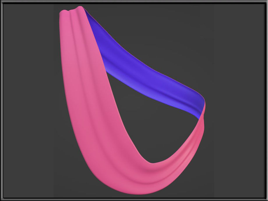 3D model Sash with Leather Textures VR / AR / low-poly | CGTrader