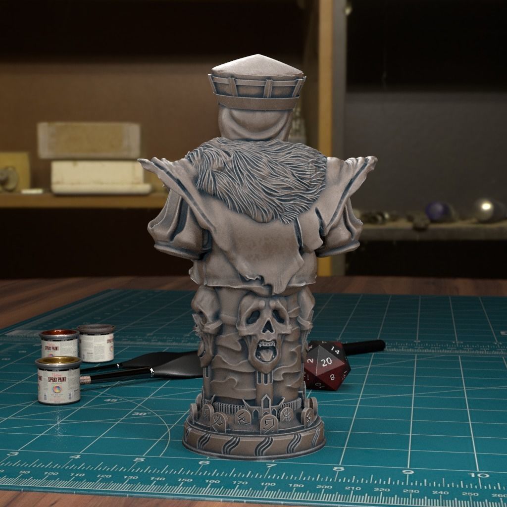 Undead Chess Queen - Pre-Supported 3D model 3D printable | CGTrader