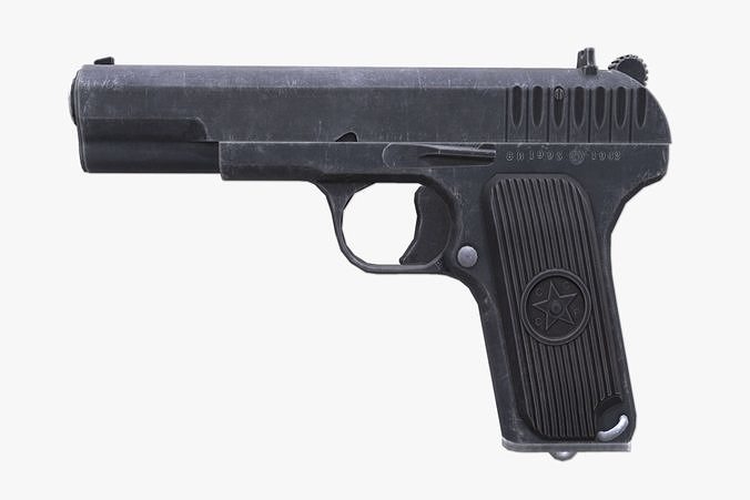 3D model Tokarev pistol VR / AR / low-poly | CGTrader