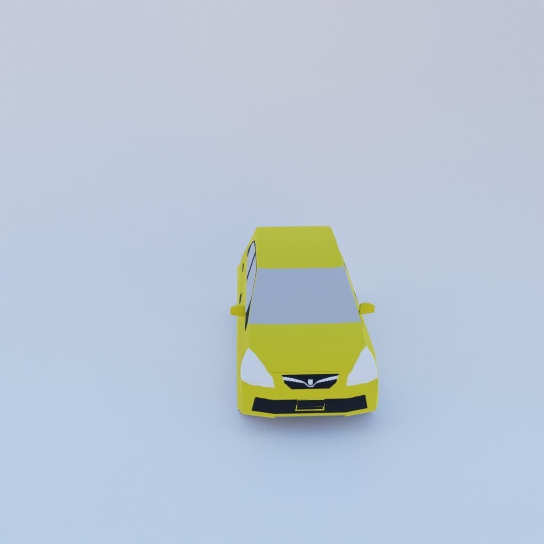 3D model Honda Brio low poly car VR / AR / low-poly | CGTrader