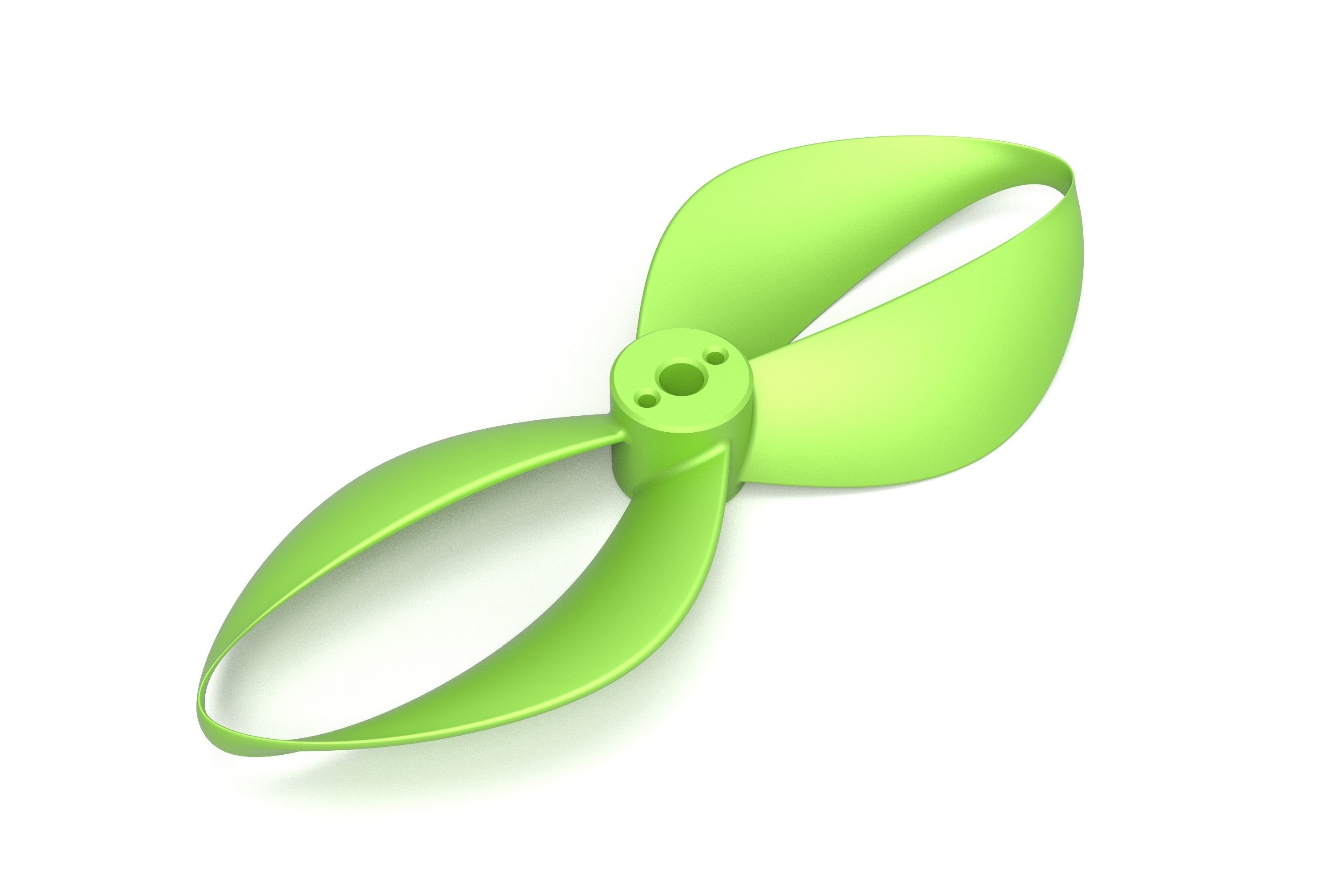 Toroidal drone propeller - 2 blades 3D model 3D printable | CGTrader