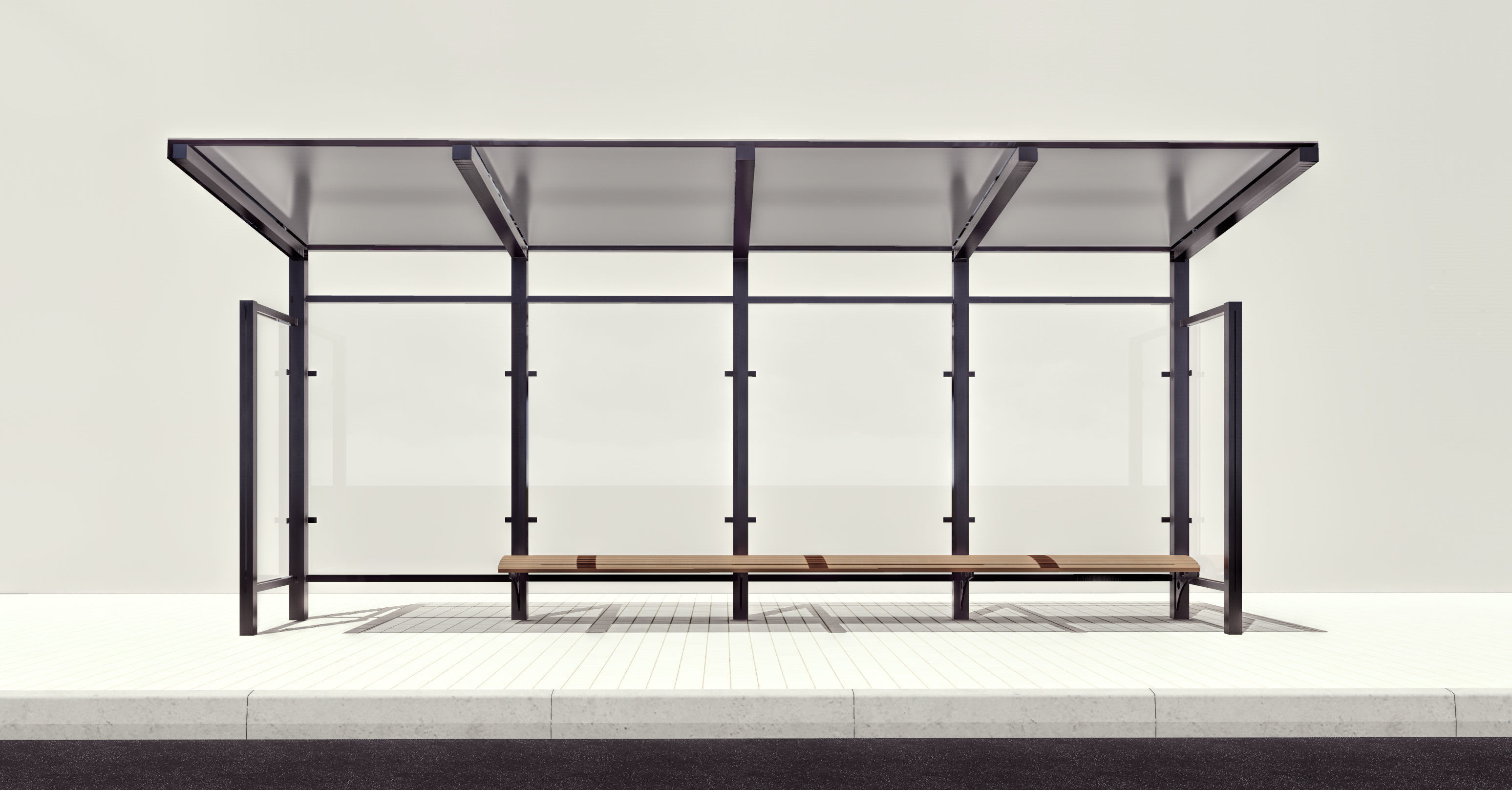 bus stop bus station 3D model | CGTrader