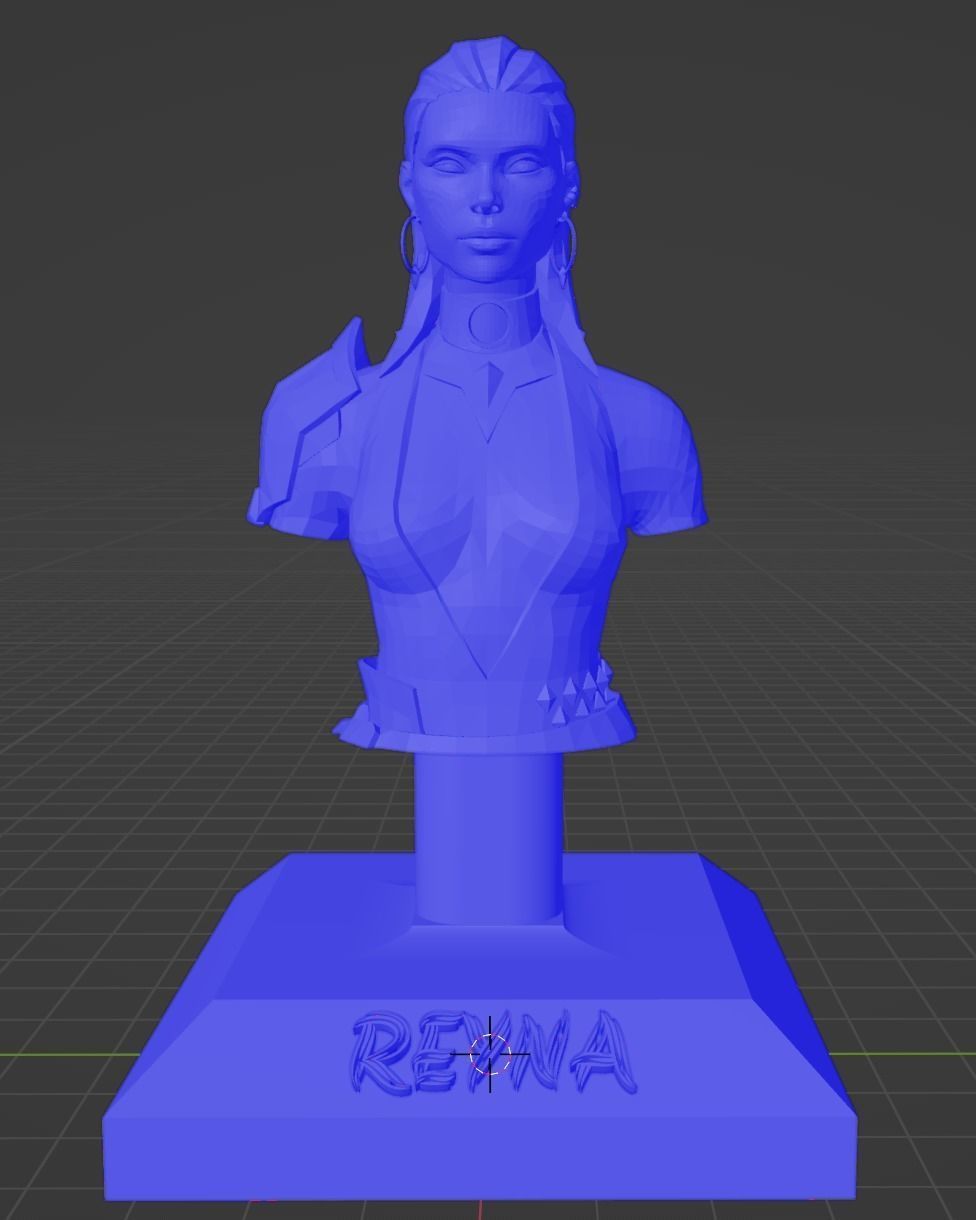 Valorant Reyna Bust - 3D print ready 3D model 3D printable | CGTrader