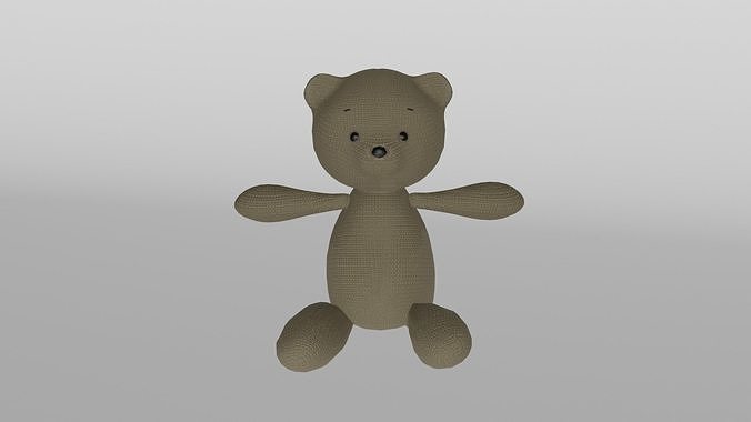3D model Taddy bear toy VR / AR / low-poly | CGTrader