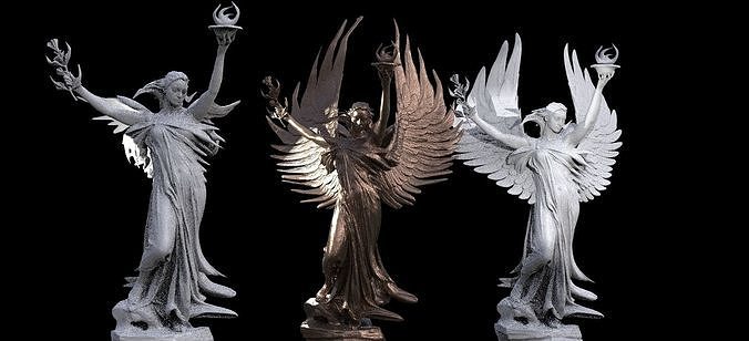 Fire Elements Grand Angel Collection 1 3D model | CGTrader