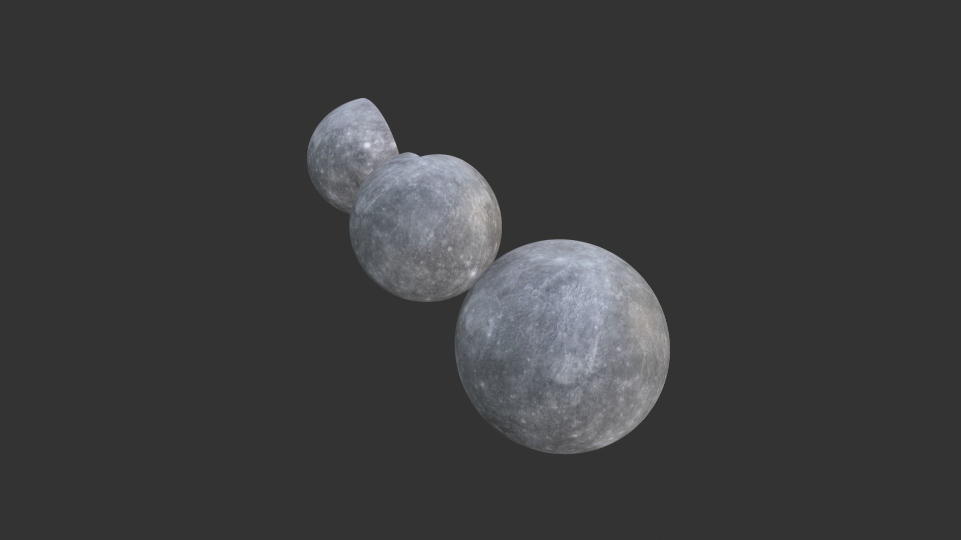 3D model Moon Planet VR / AR / low-poly | CGTrader