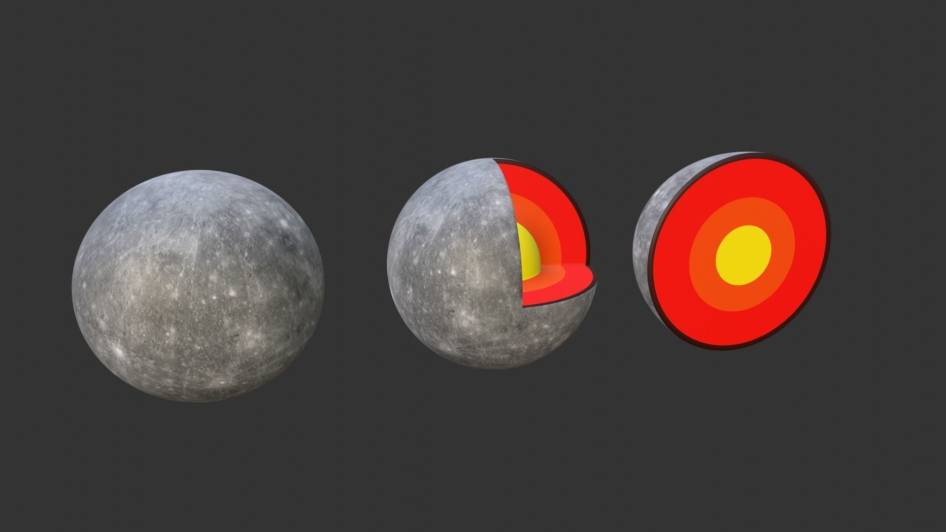 3D model Moon Planet VR / AR / low-poly | CGTrader