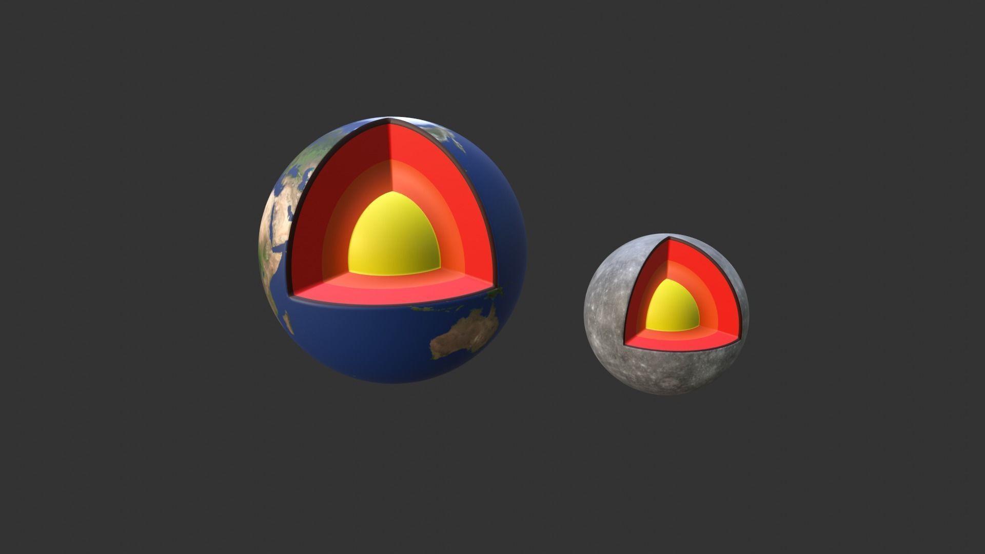 3D model Earth and Moon VR / AR / low-poly | CGTrader