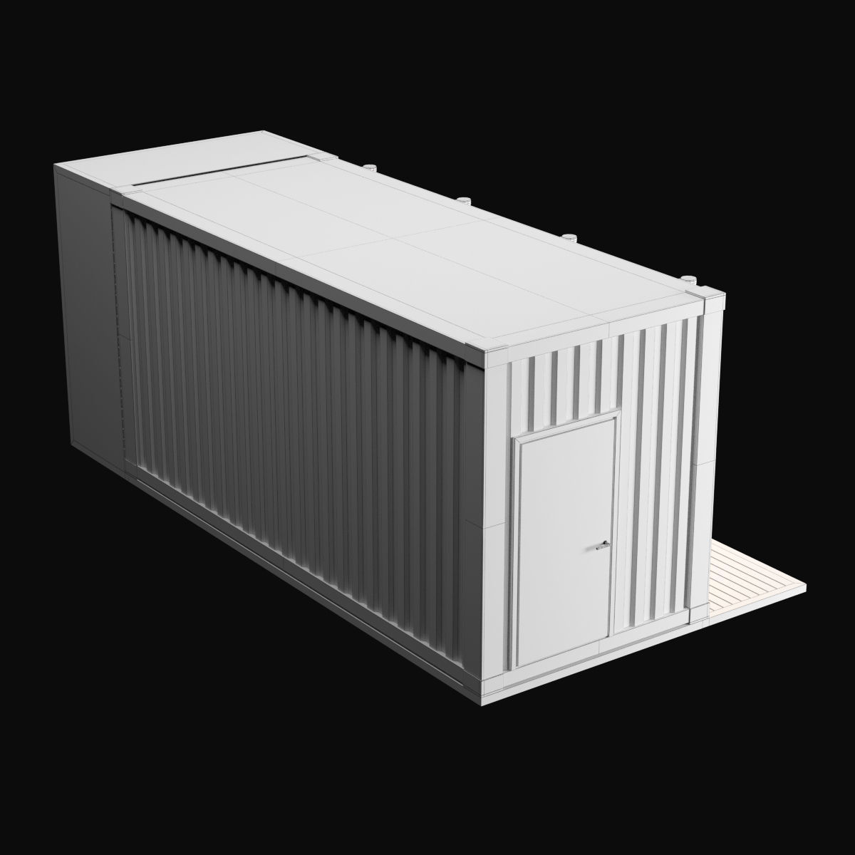 Container Cafe 1 3D model | CGTrader