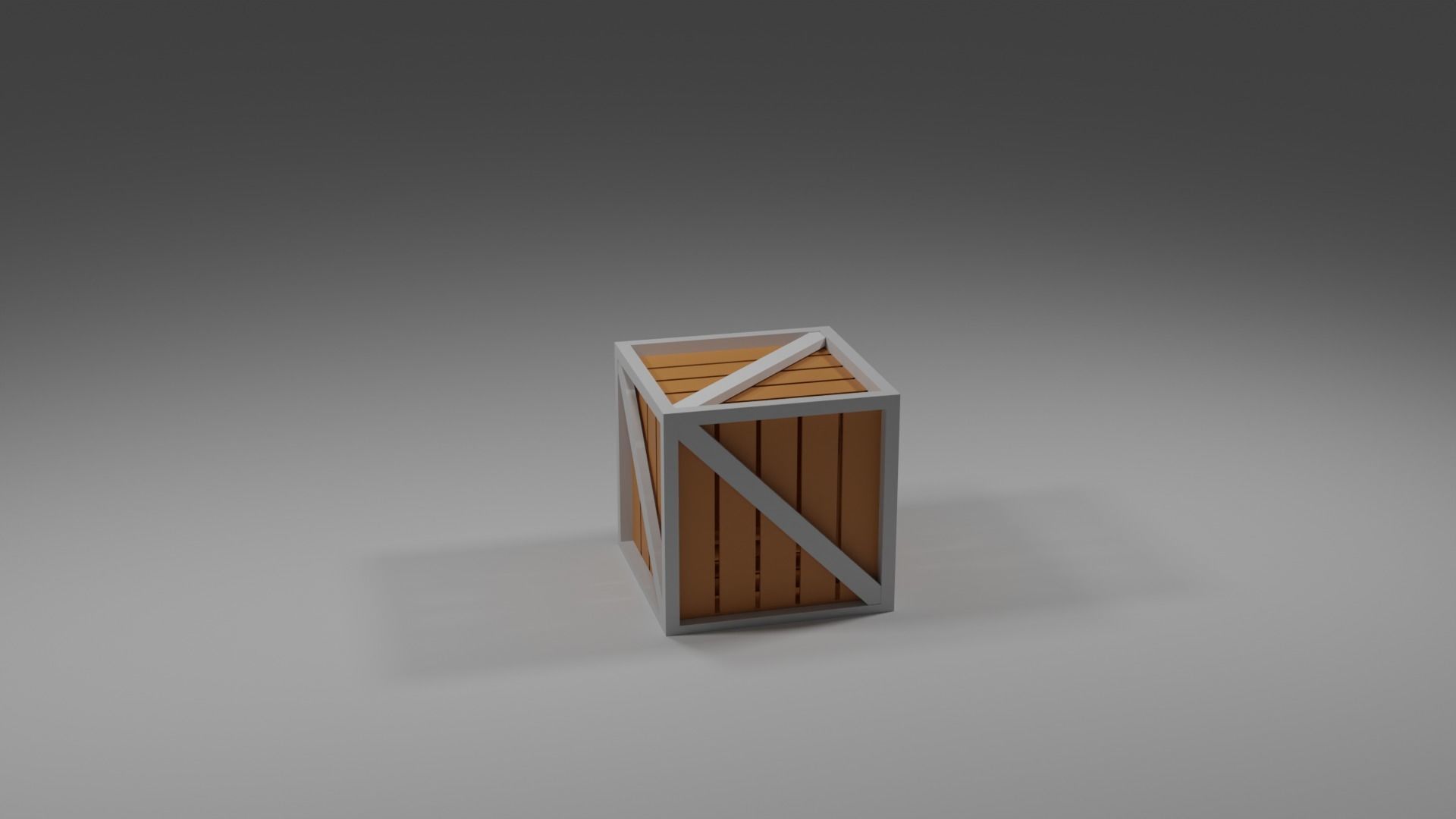 3D model Lowpoly wood crate VR / AR / low-poly | CGTrader