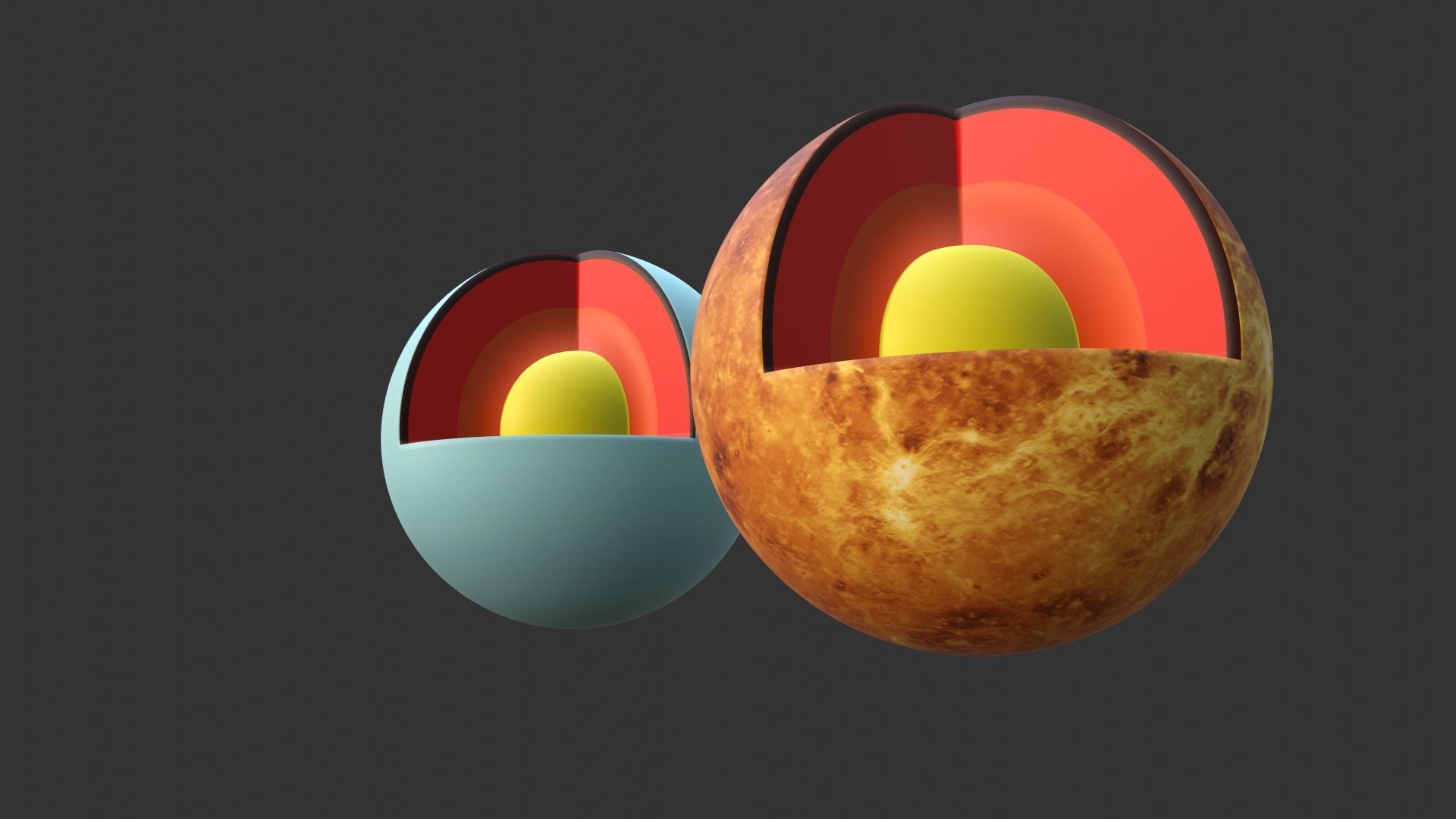 3D model uranus and venus VR / AR / low-poly | CGTrader
