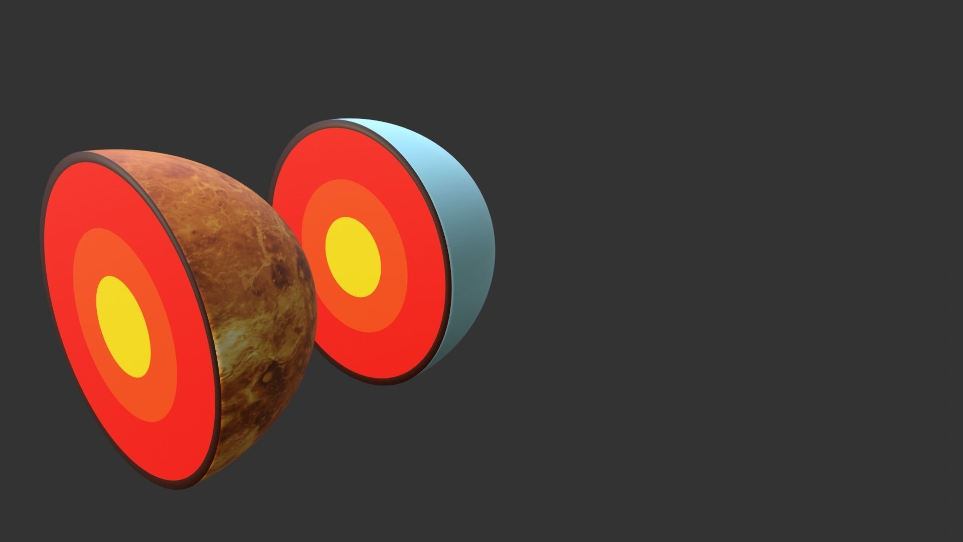 3D model uranus and venus VR / AR / low-poly | CGTrader