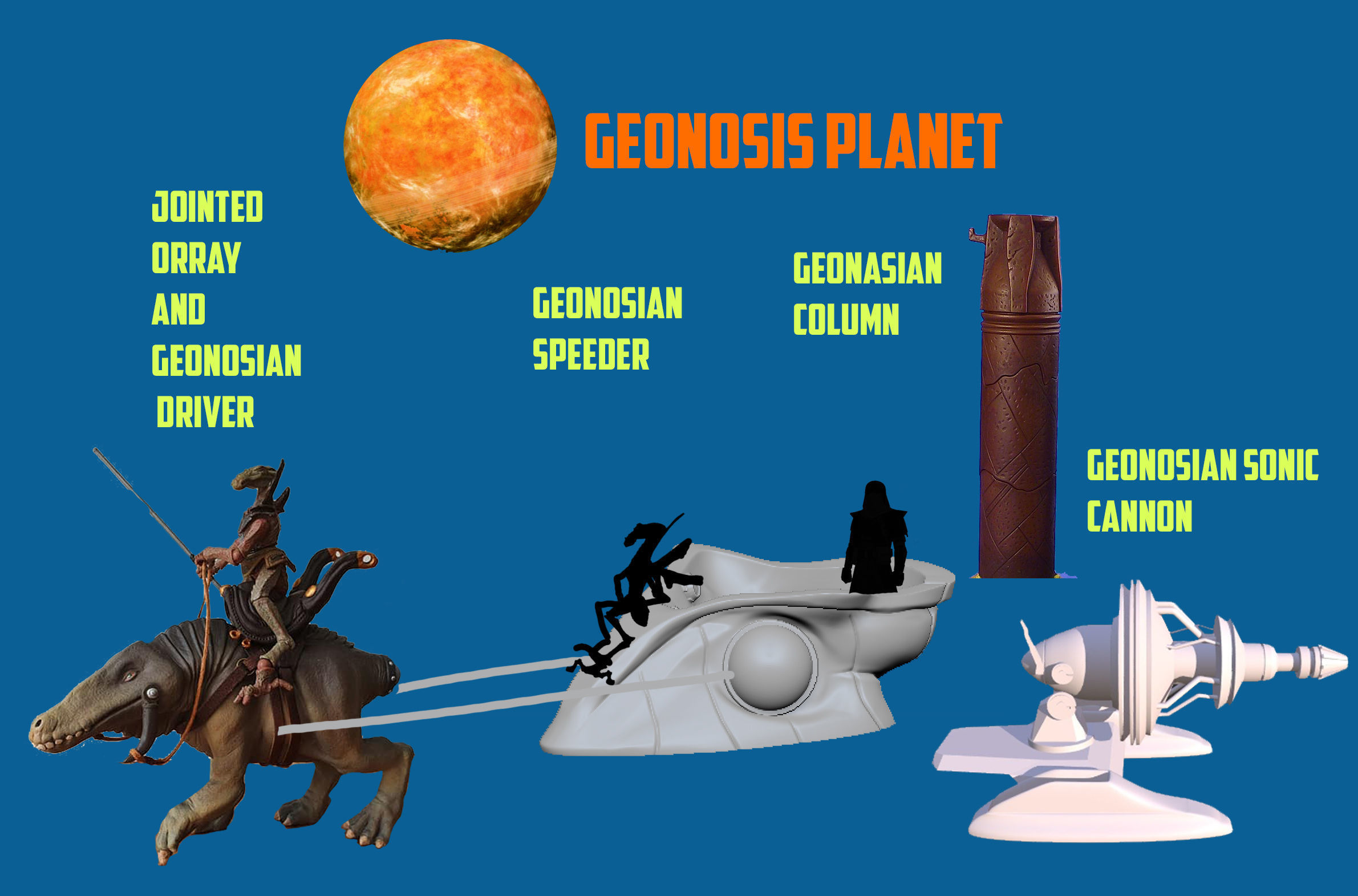 Geonosis planet 3D model 3D printable | CGTrader