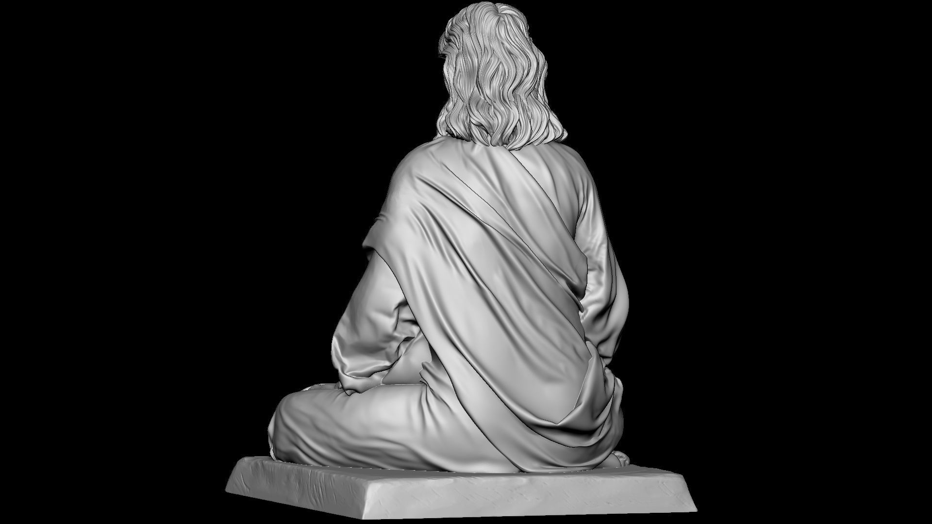 Jesus Statue v10 3D model 3D printable | CGTrader