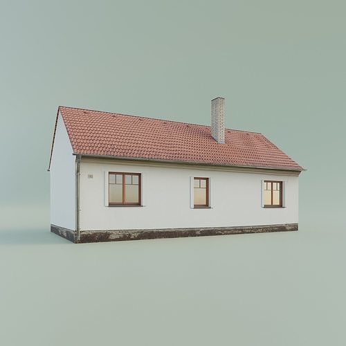 3D model House low-poly realistic VR / AR / low-poly | CGTrader
