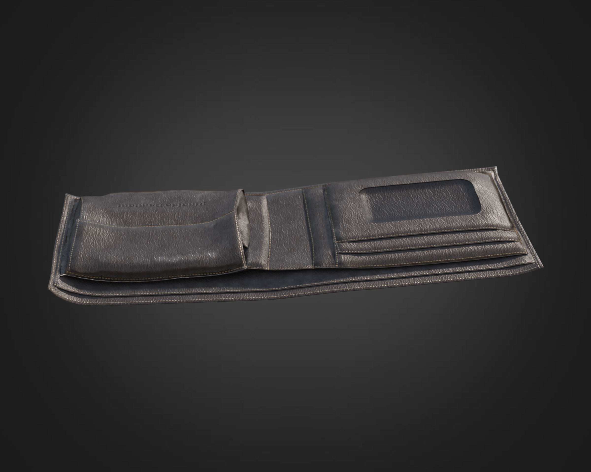 3D model Model of a leather wallet VR / AR / low-poly | CGTrader
