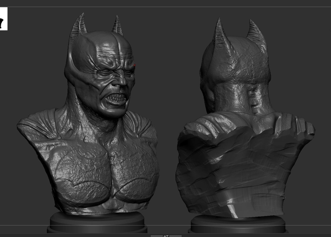 Demon Batman-Batman Begins 3D model 3D printable | CGTrader