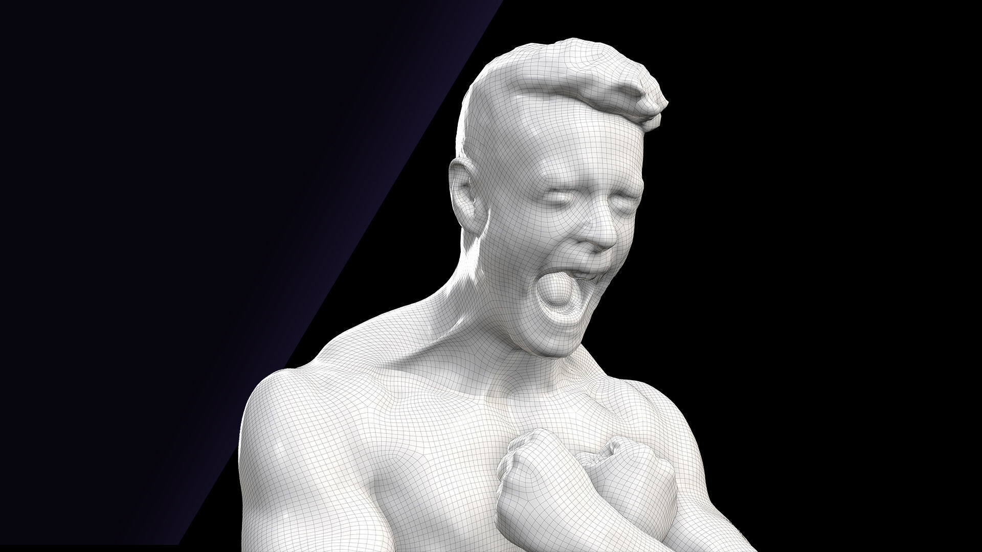 Clean Body Scan Ethan White Underwear 3D model | CGTrader