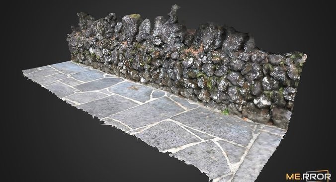 Stone Wall 1 3D model | CGTrader