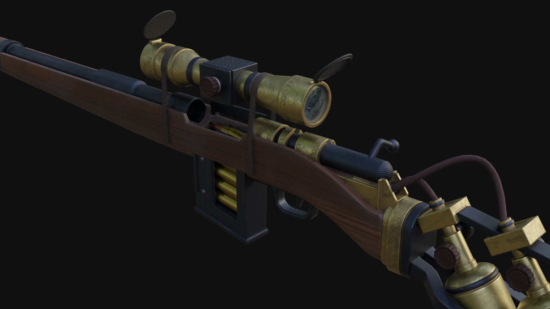 3D model SR1 - Rifle VR / AR / low-poly | CGTrader
