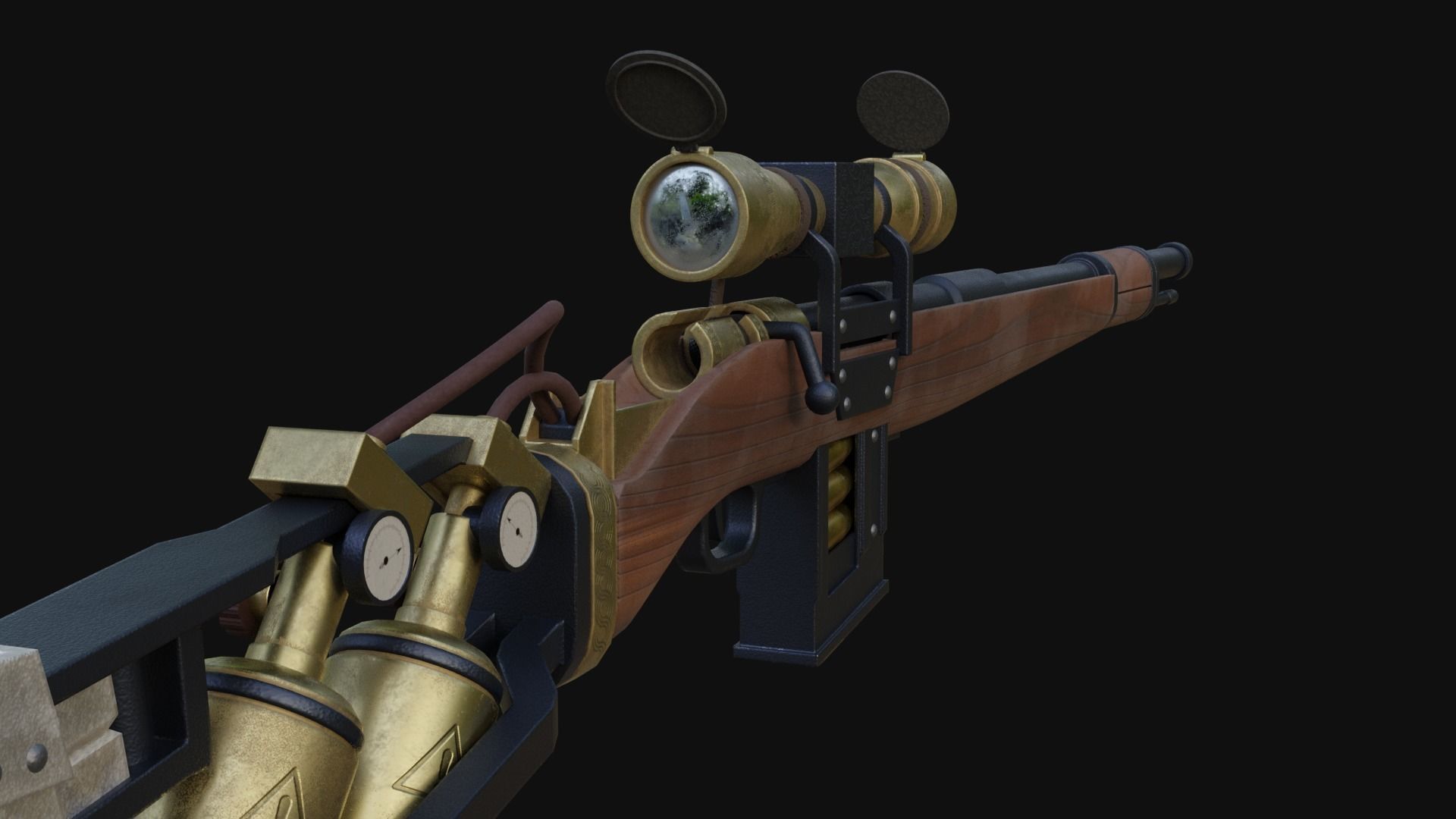 3D model SR1 - Rifle VR / AR / low-poly | CGTrader