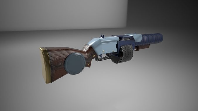 3D model Shotgun for videogame VR / AR / low-poly | CGTrader