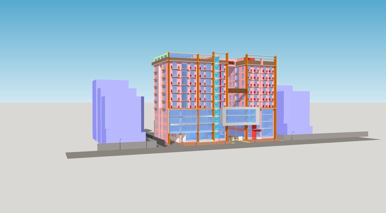 Mixed Used Commercial Building 3D model | CGTrader
