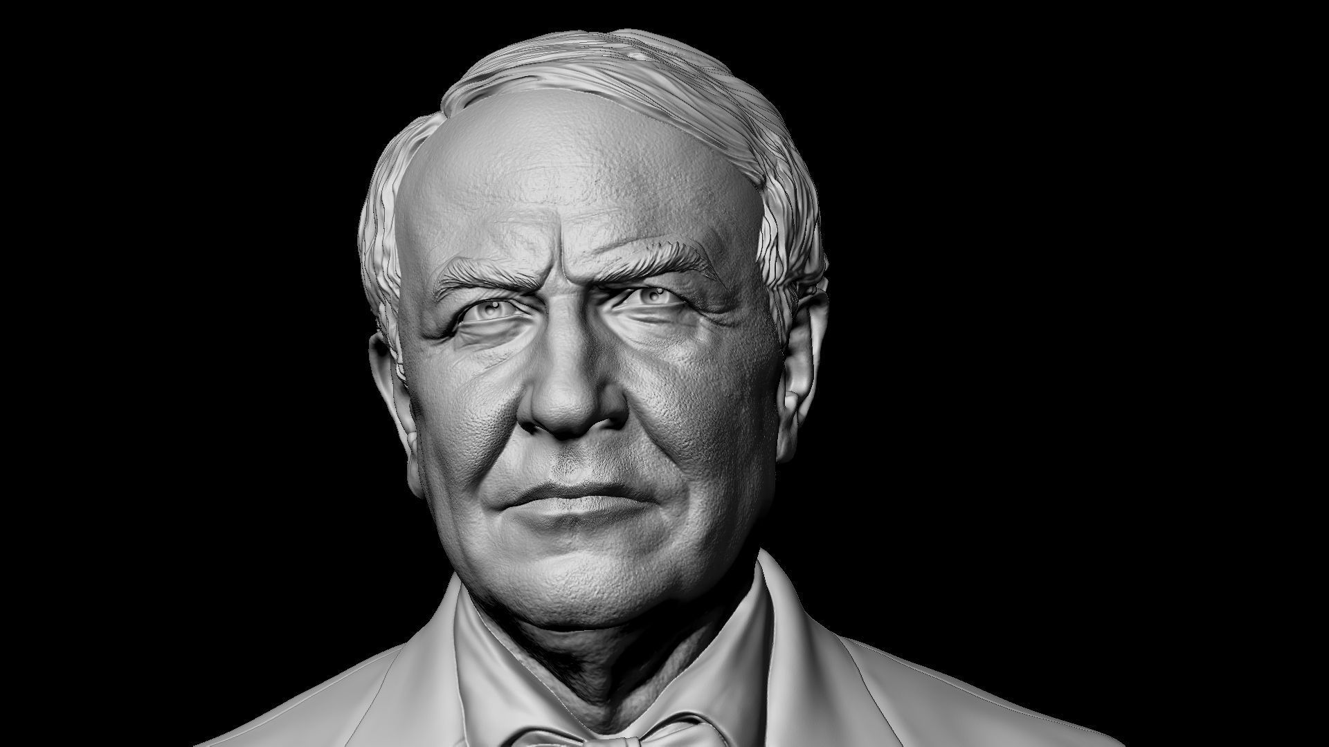 Thomas Edison 3D model 3D printable | CGTrader