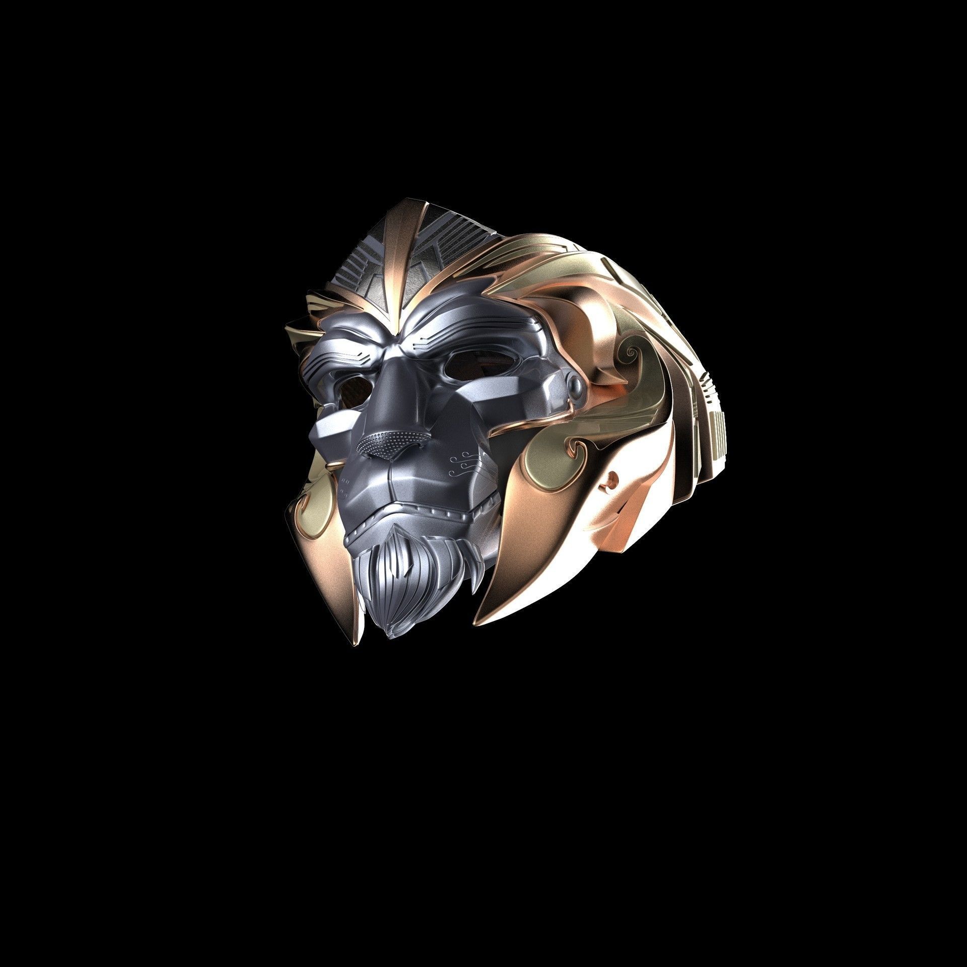 Anduin Wrynn WOW Battle for Azeroth Helmet 3D model | CGTrader
