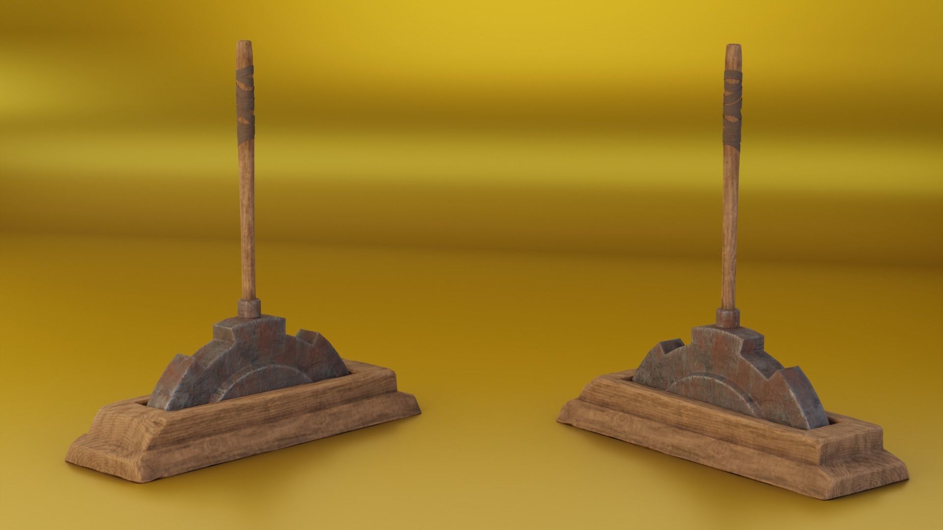 3D model Fantasy Levers VR / AR / low-poly | CGTrader