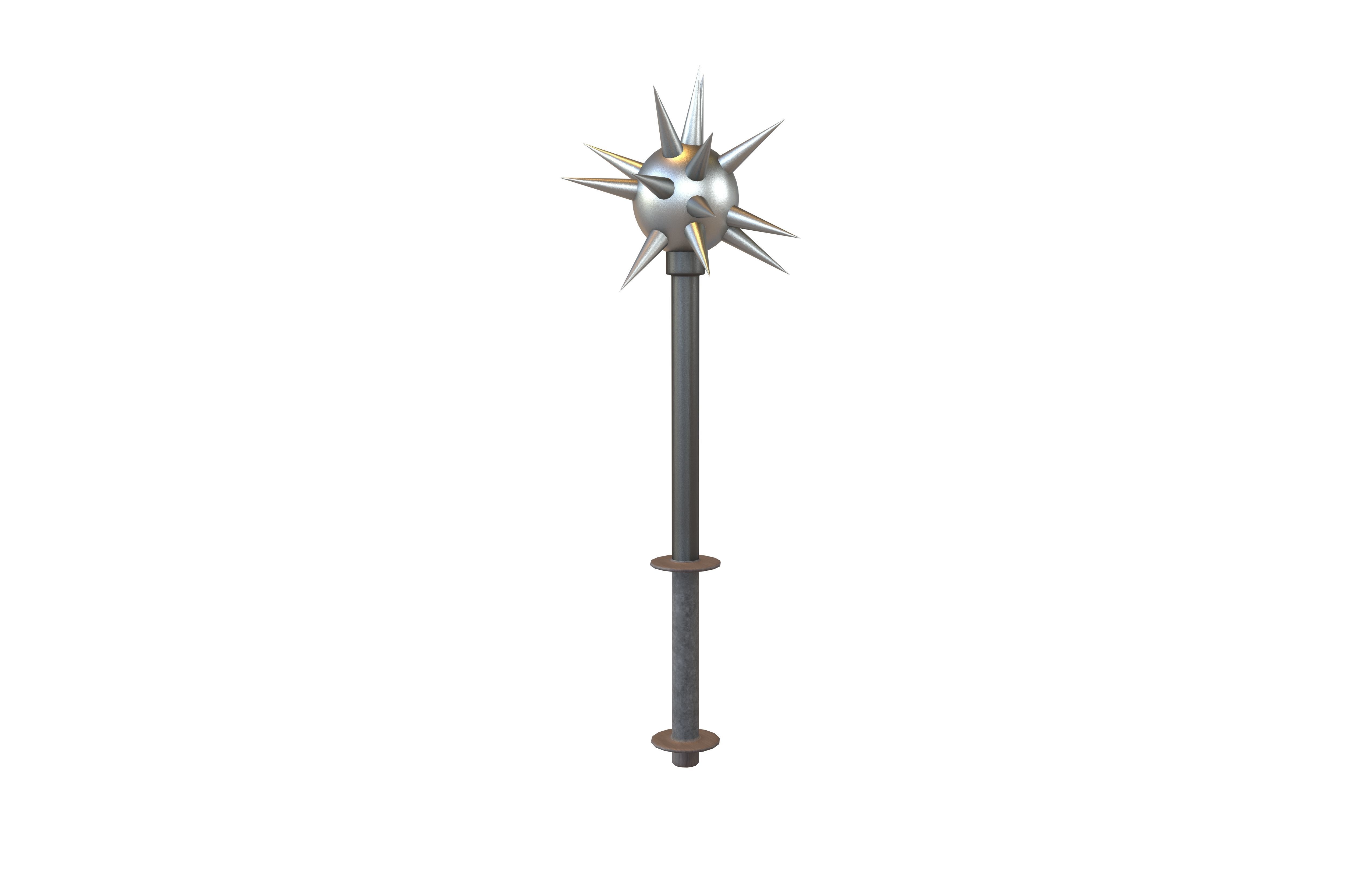 3D model Morning Star Weapon v1 001 VR / AR / low-poly | CGTrader