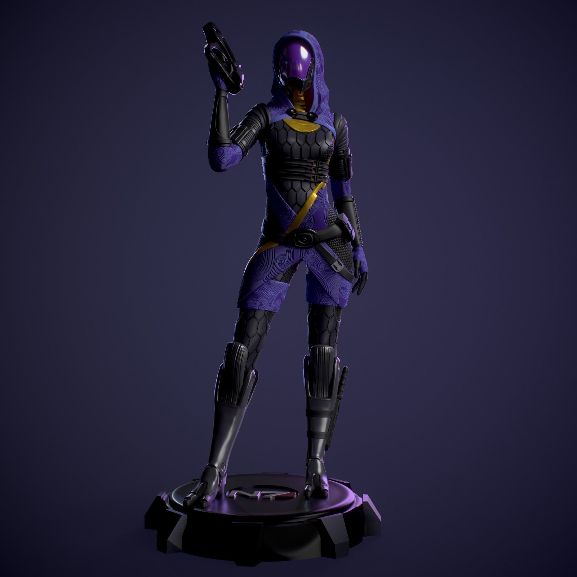 Tali Zorah Mass Effect 3d Model 3d Printable Cgtrader