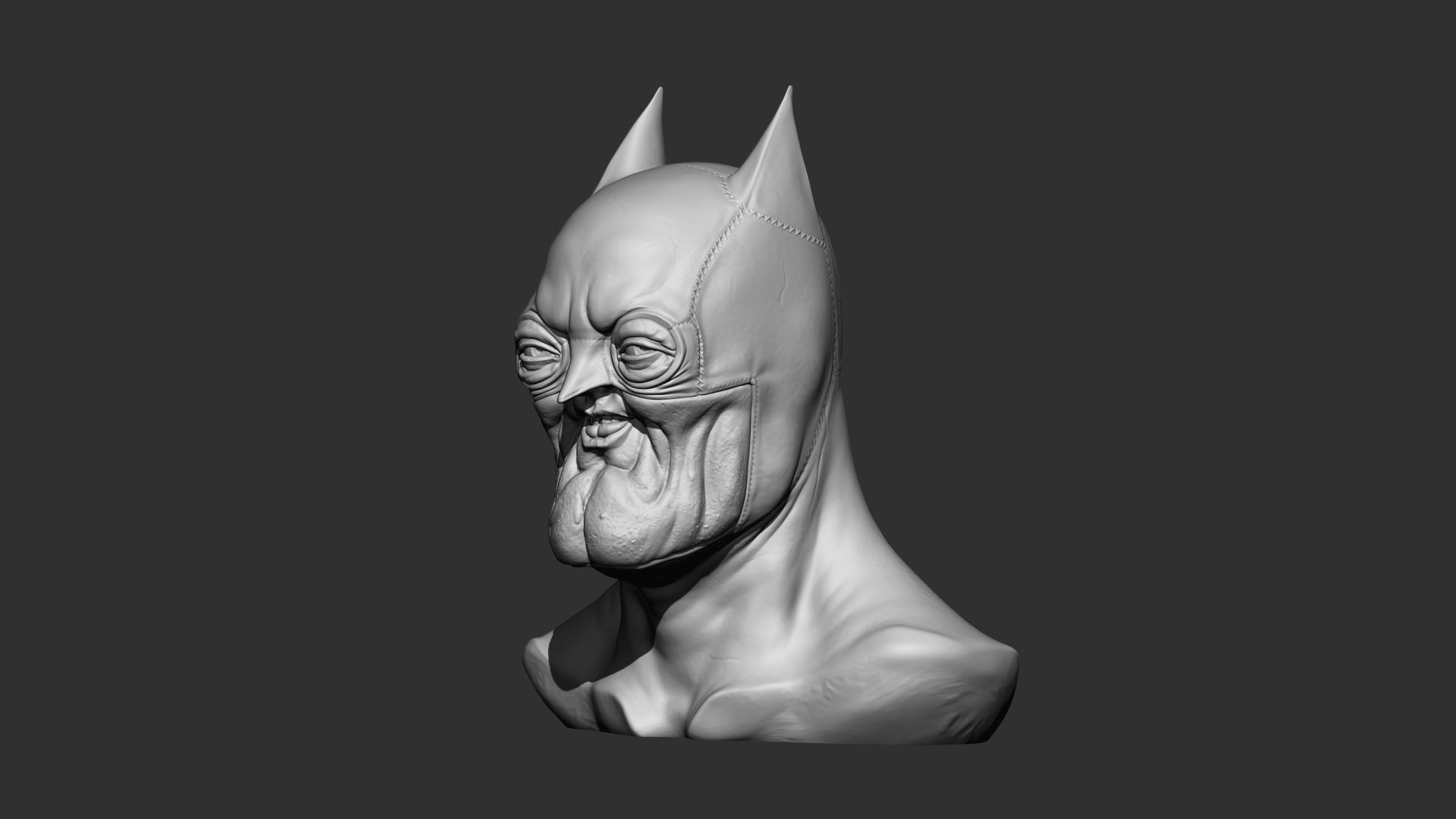 Batman Face 3d Print 3D model 3D printable | CGTrader