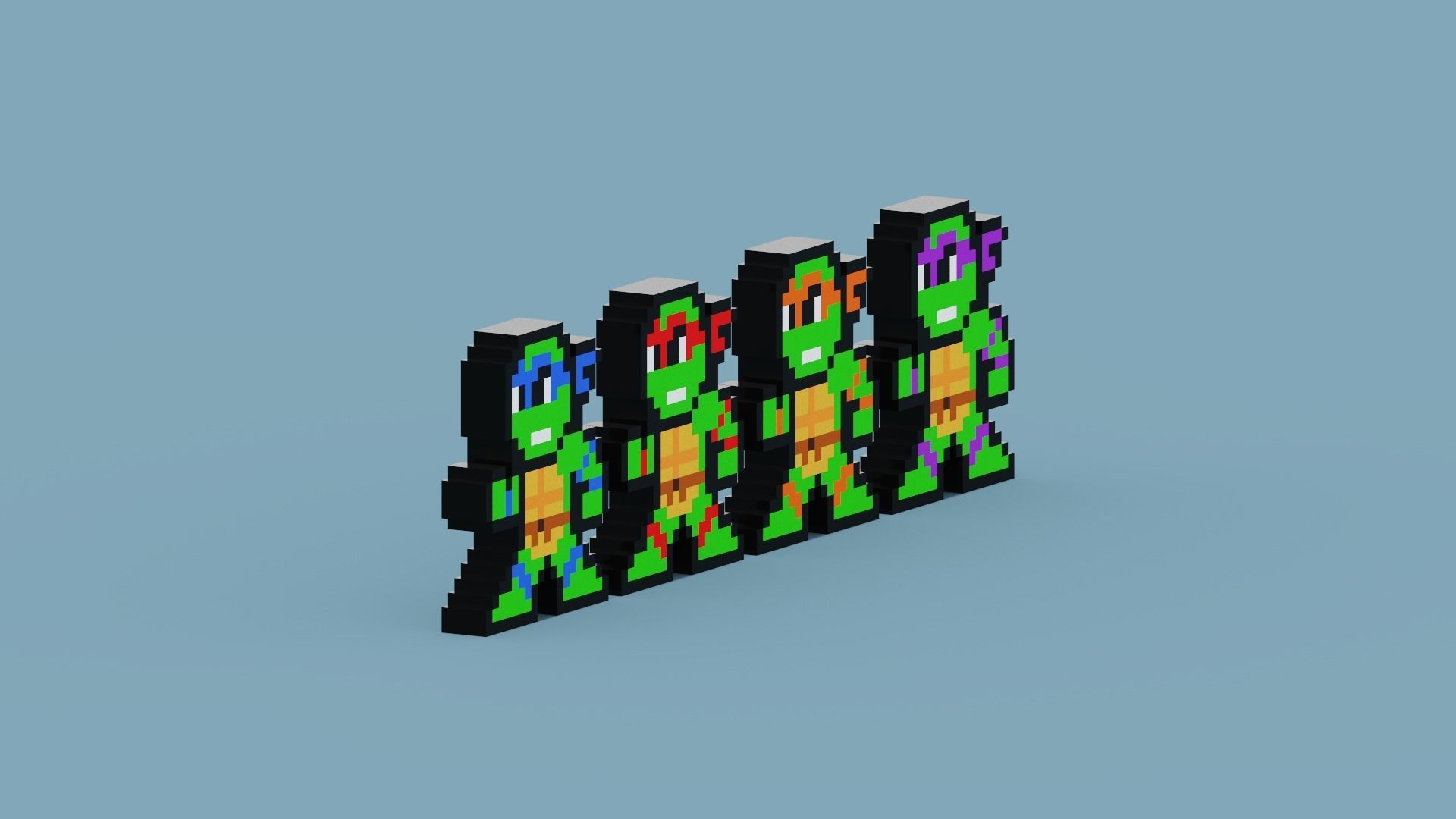 3D model Ninja Turtles VR / AR / low-poly | CGTrader