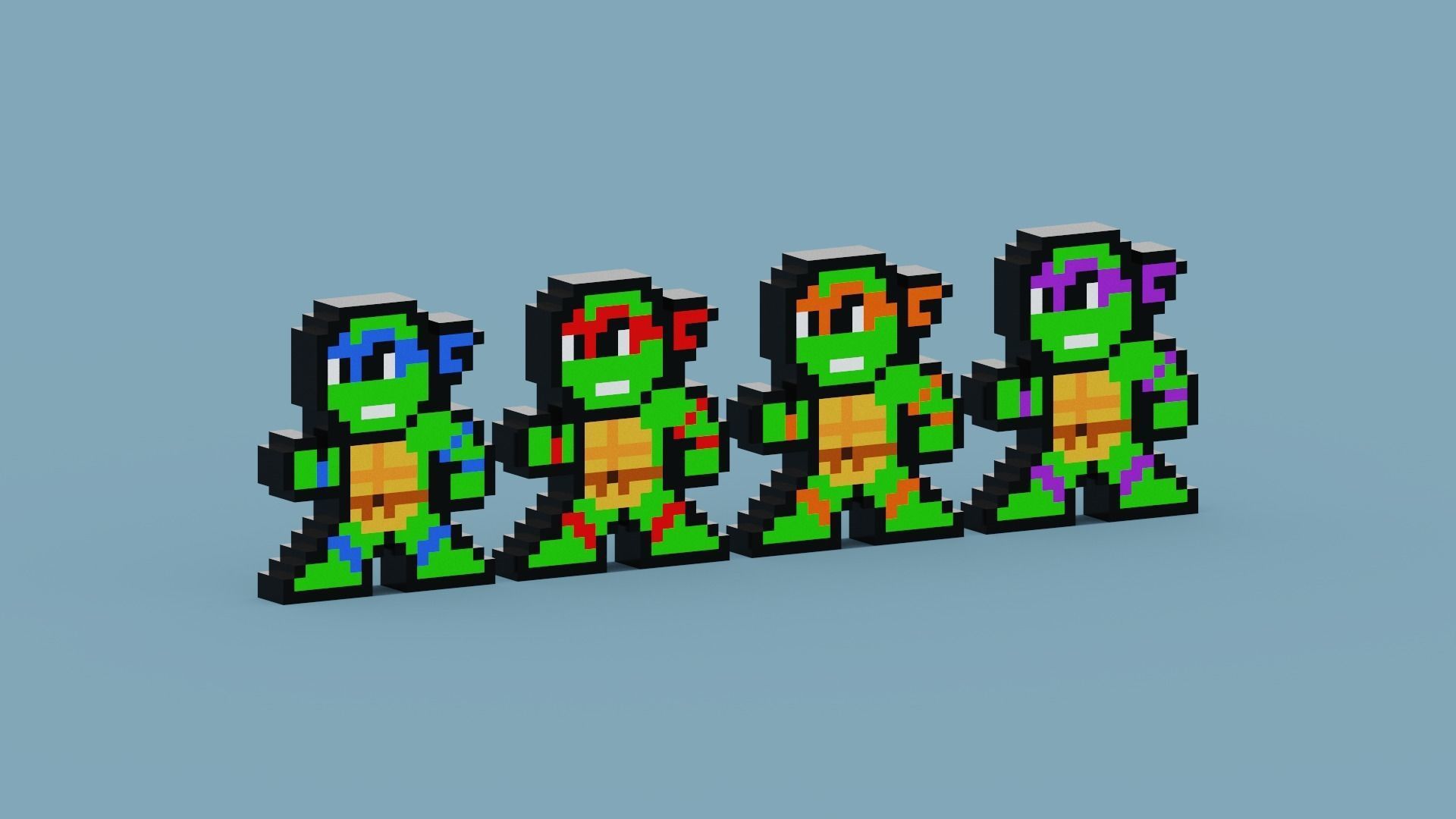 3D model Ninja Turtles VR / AR / low-poly | CGTrader