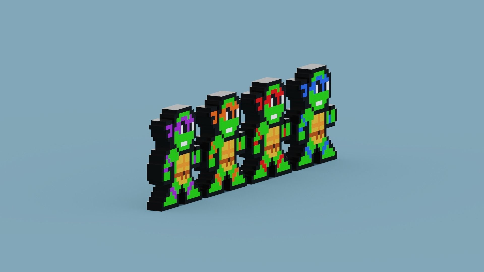 3D model Ninja Turtles VR / AR / low-poly | CGTrader
