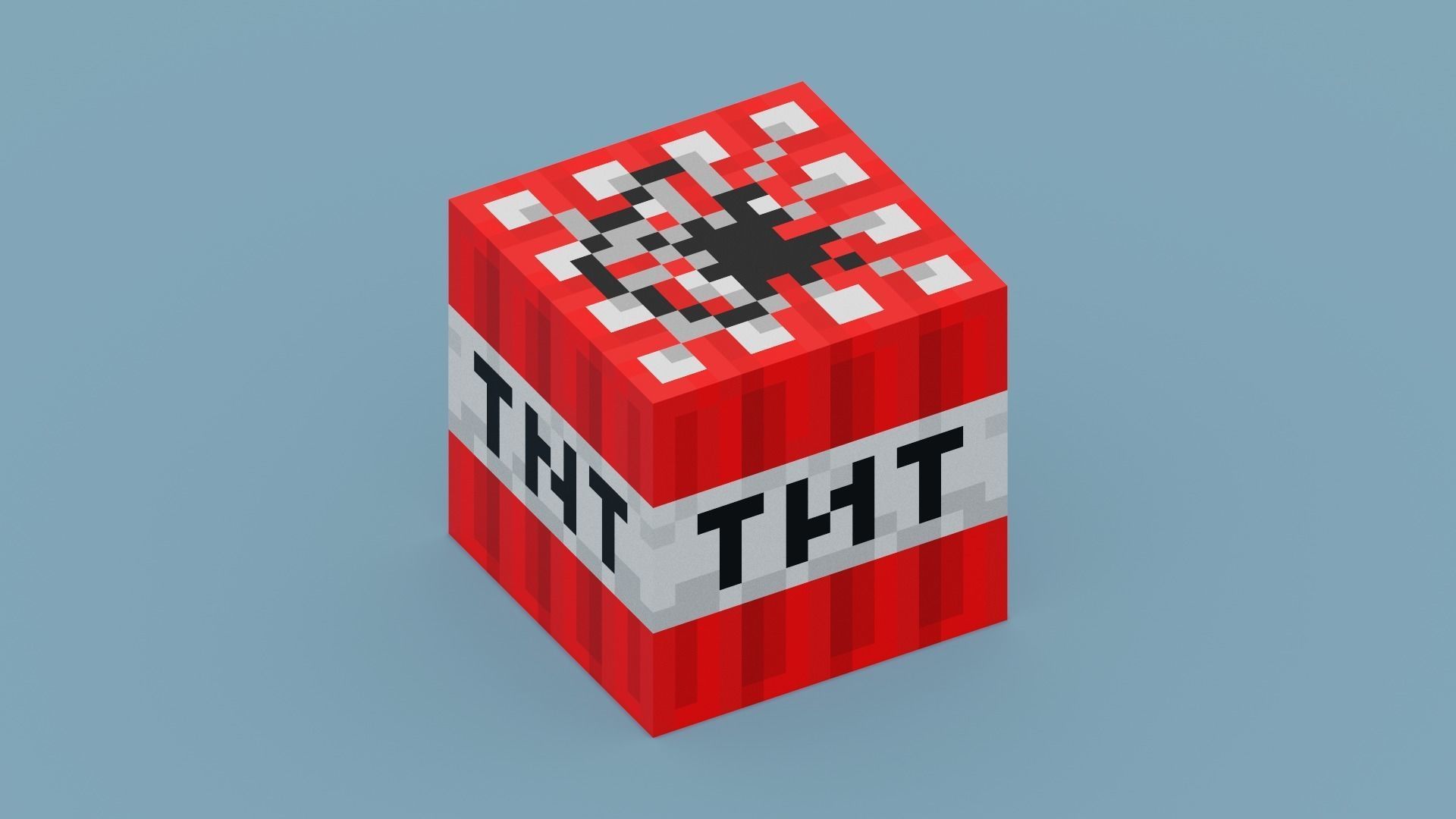 3D model Minecraft TNT VR / AR / low-poly | CGTrader