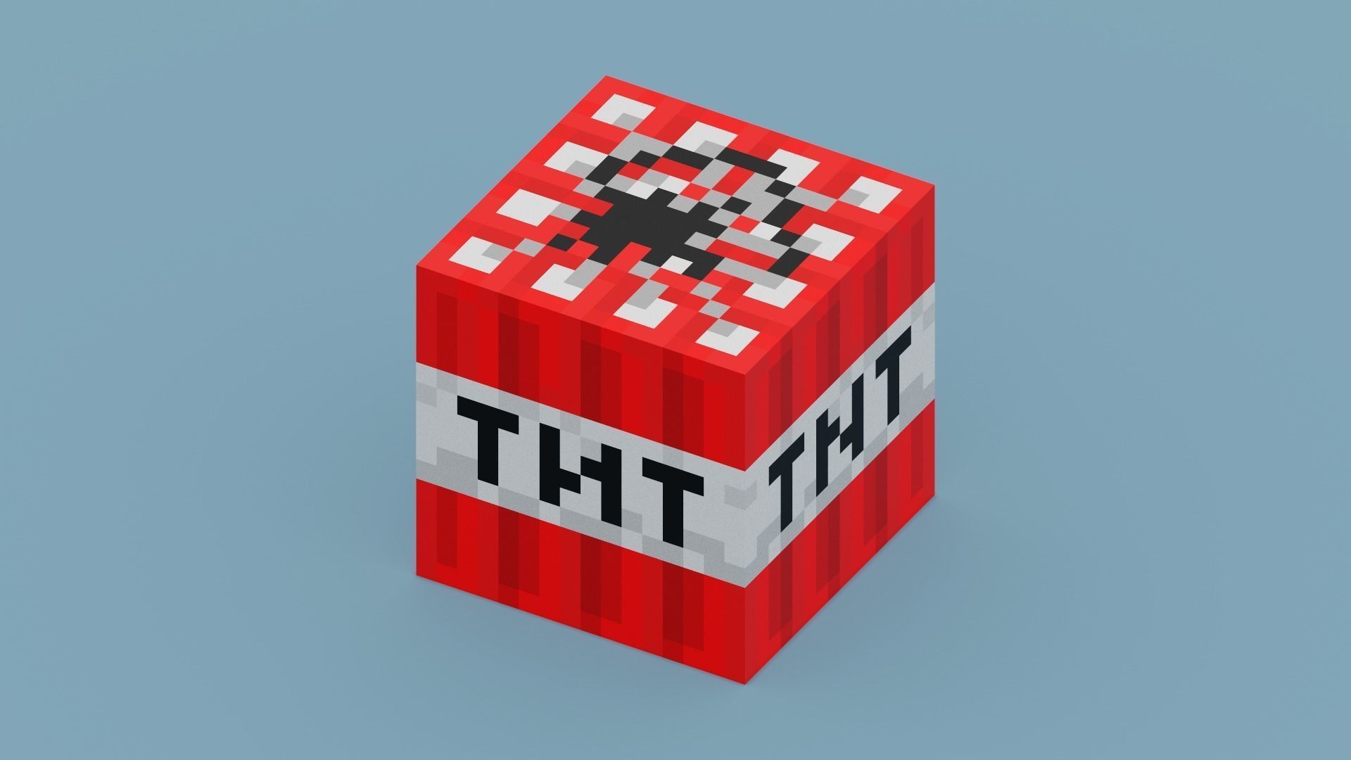 3D model Minecraft TNT VR / AR / low-poly | CGTrader