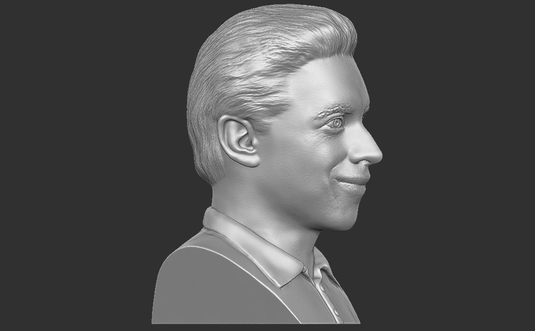 Jerry Seinfeld bust for 3D printing 3D model 3D printable | CGTrader